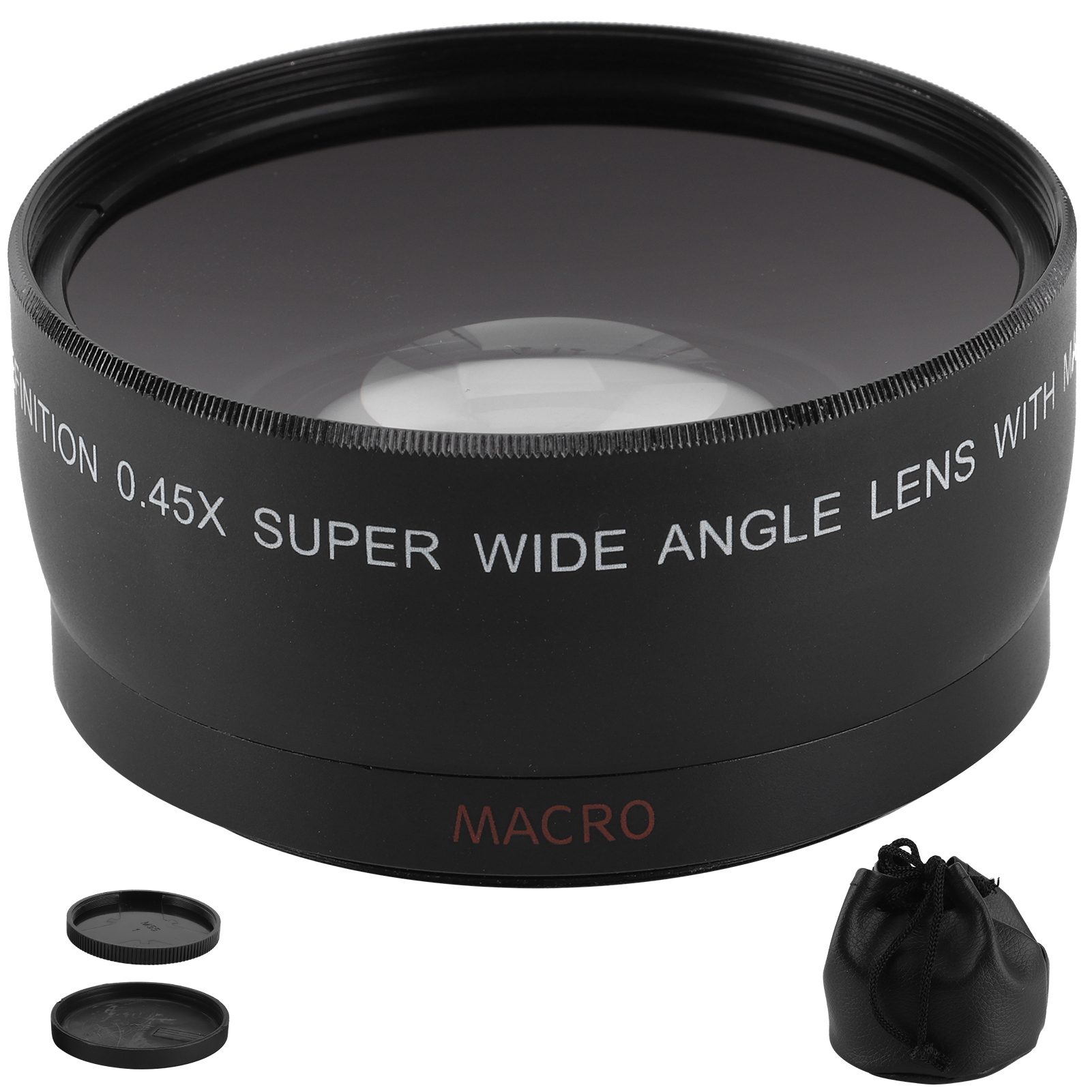 0.45X Camera Wide Angle and Macro Lens Additional Lens for Camera Lens ...