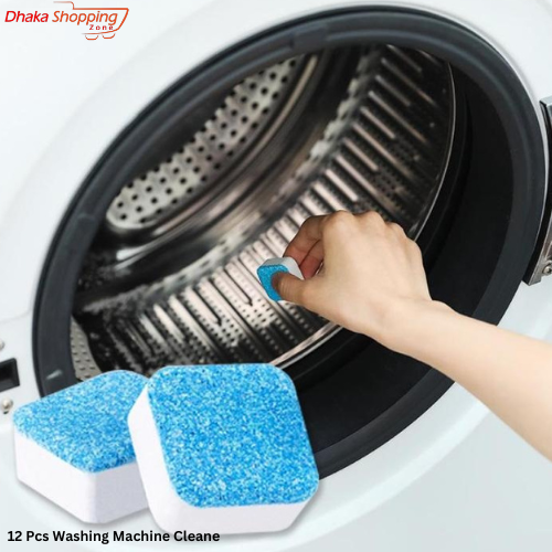 12 Pcs Washing Machine Cleaner Washer Cleaning Detergent Effervescent ...