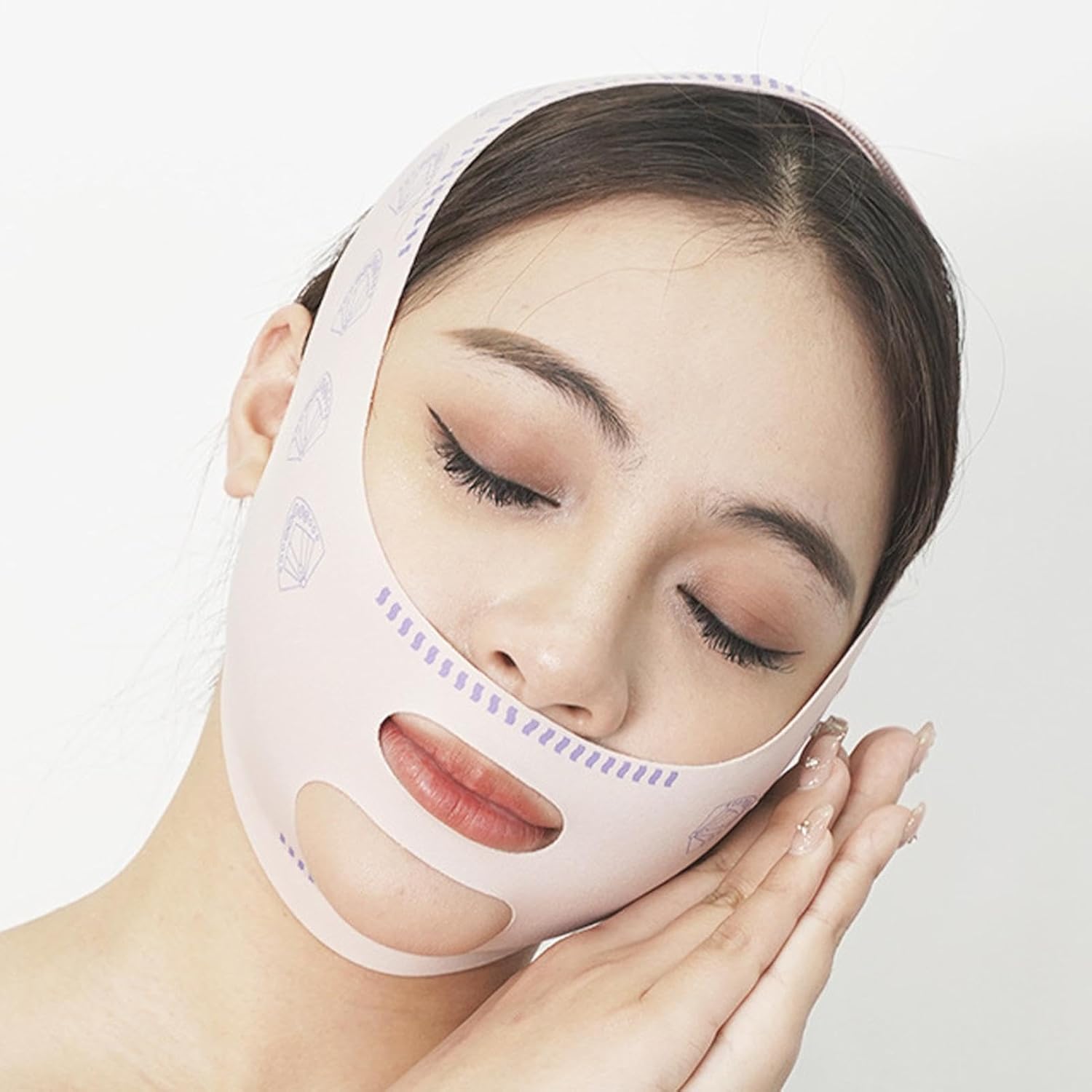 1pc Face Slimming Bandage Mask (Free Size) Face V Shaper V Line Cheek ...