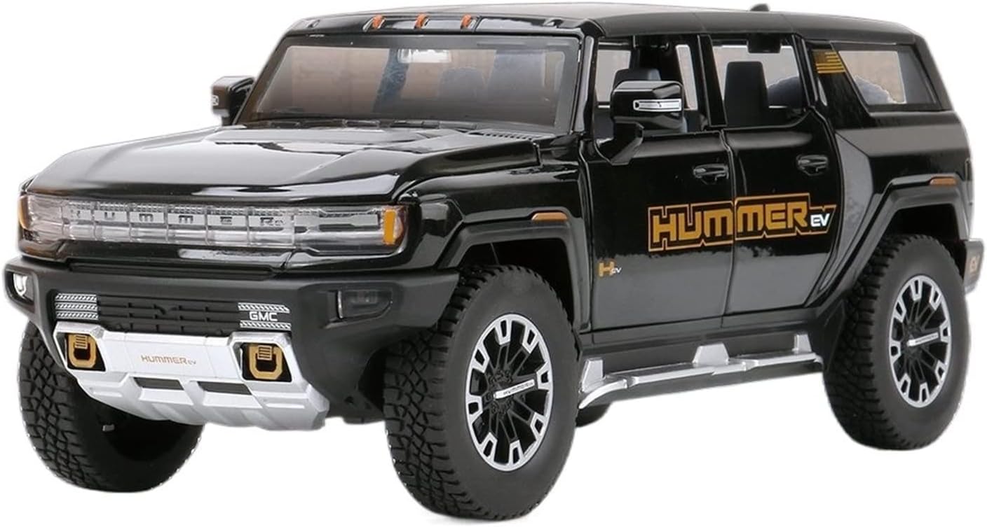1:24 for Hummer EV SUV Off-Road Alloy Car Die Cast Toy Car Model Sound ...