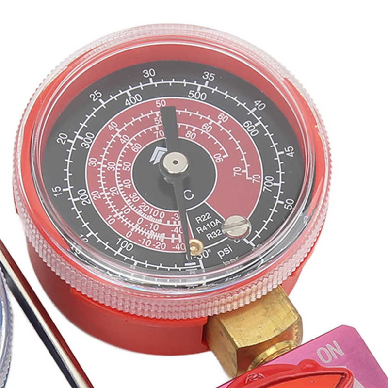 HS-M02 Refrigerant Diagnostic Manifold Gauge G1/4 Condition Manometer ...