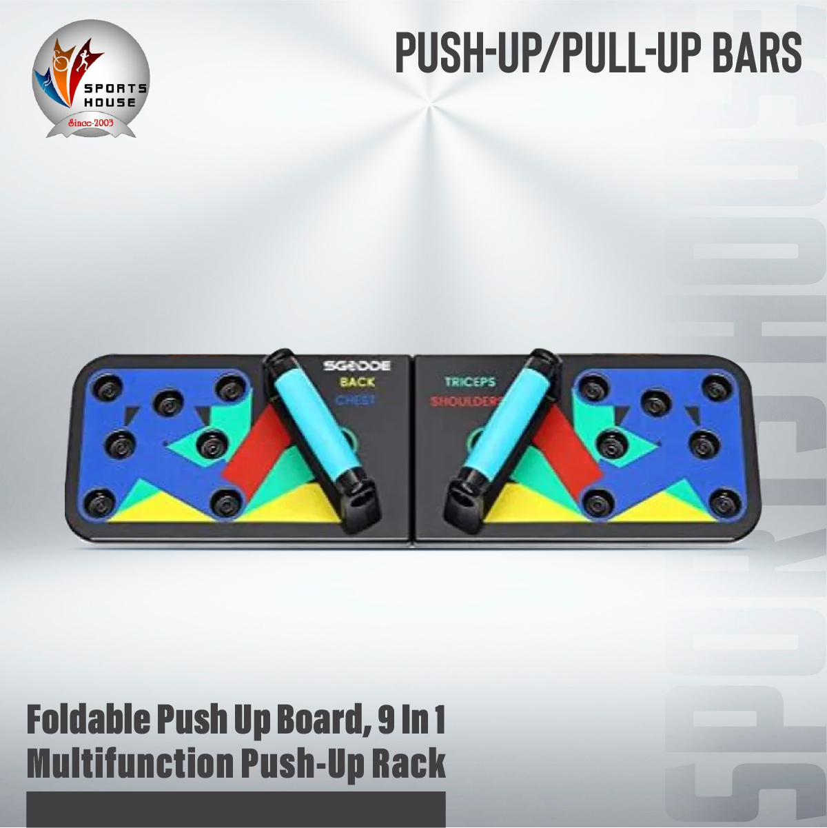 Foldable Push Up Board, 9 In 1 Multifunction Push-Up Rack | Daraz.com.bd