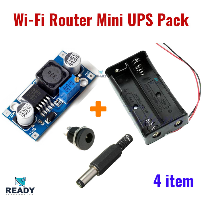 Wi-Fi Mini UPS Kit, DIY Wi-Fi Mini UPS Kit