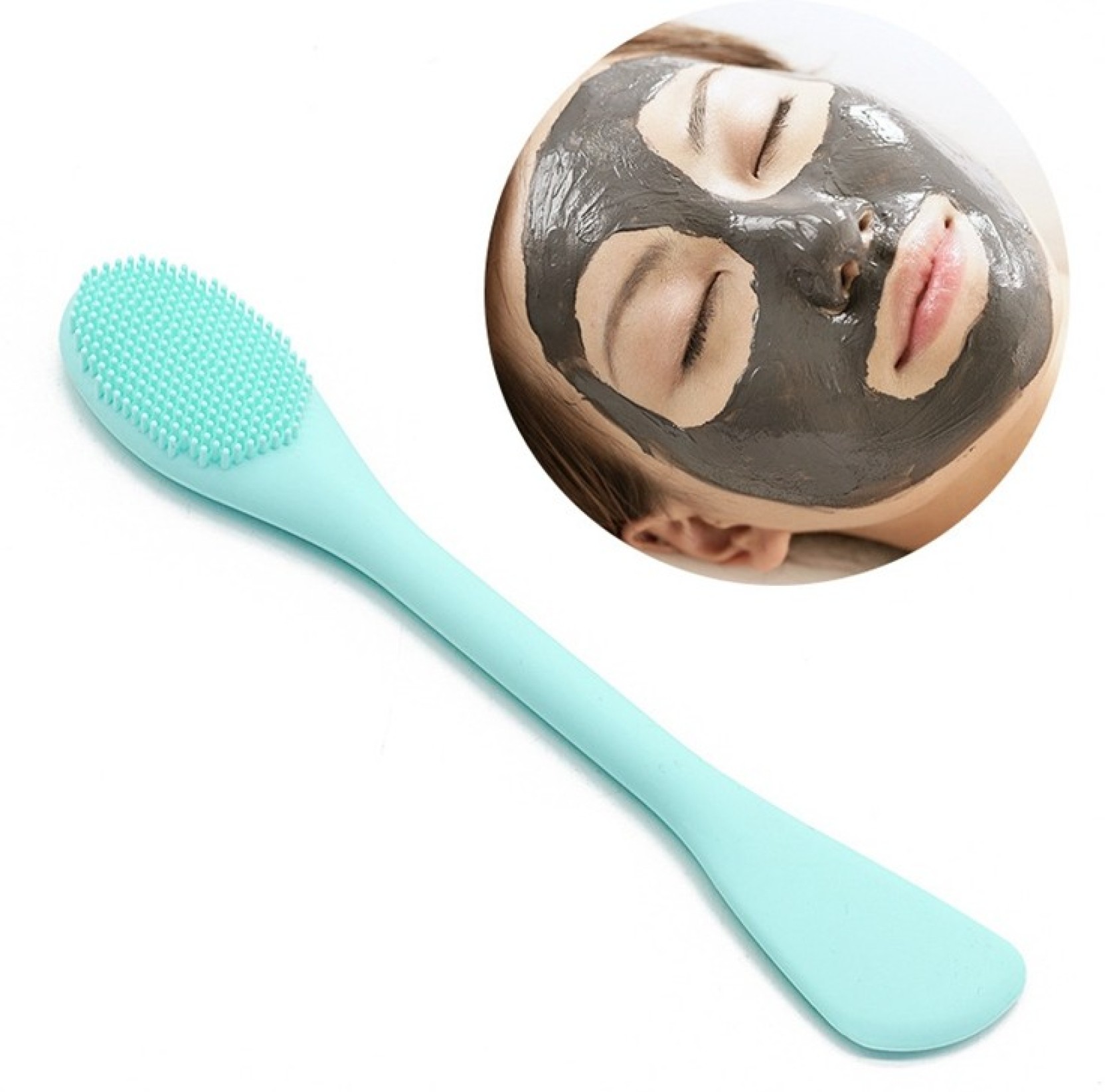 1pc Facial Mask Brush Silicone Facial Mask DIY Brush Original Soft ...
