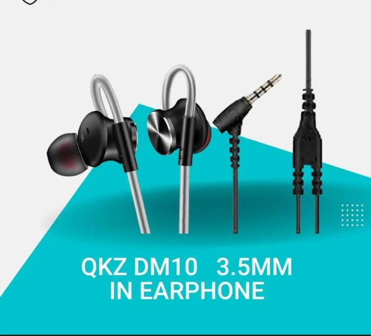 QKZ DM10 Zinc Alloy HiFi Earphone In Ear Earphone | Daraz.com.bd