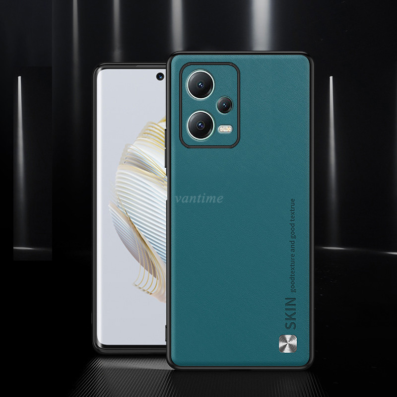 Vantime for Xiaomi Redmi Note 12 Pro 5G Case Synthetic Leather Slim Matte Cover | Daraz.com.bd