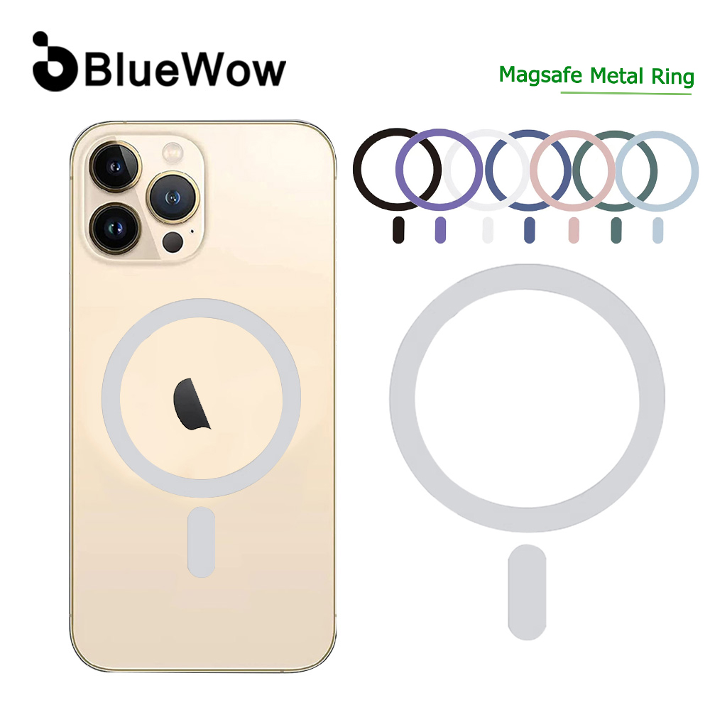 [Magsafe ring] BlueWow Adhesive Metal Ring Sticker for Magsafe Wireless ...