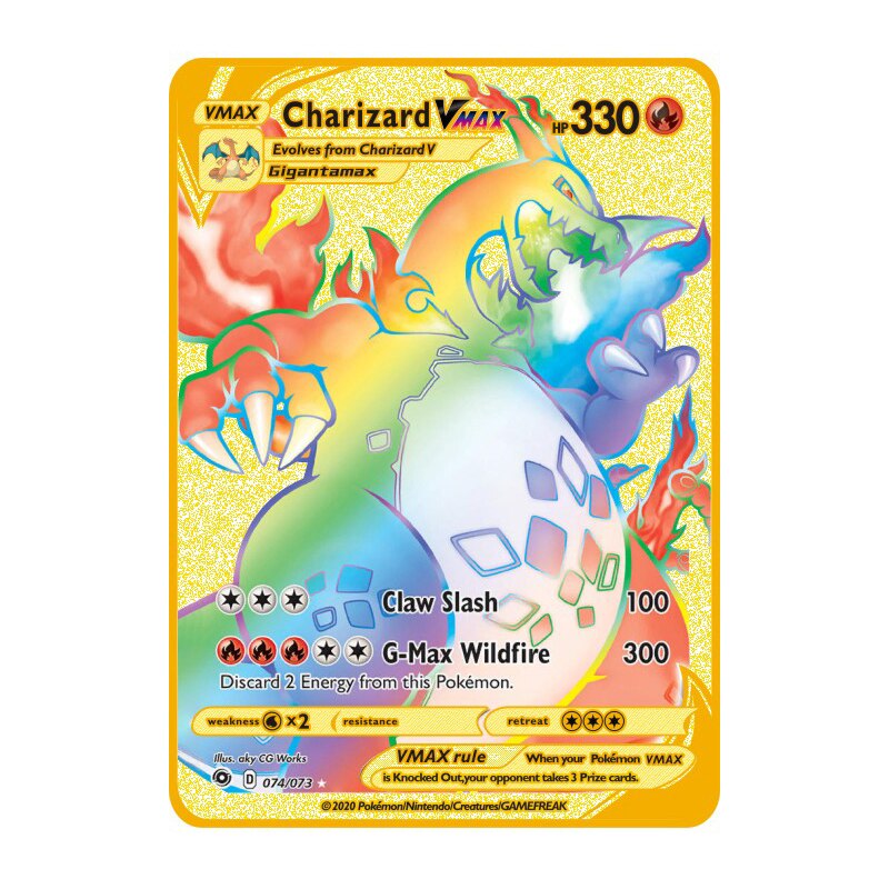 【Serendipity party】Pokemon Cards VMAX V Cards Pikachu Golden Card ...