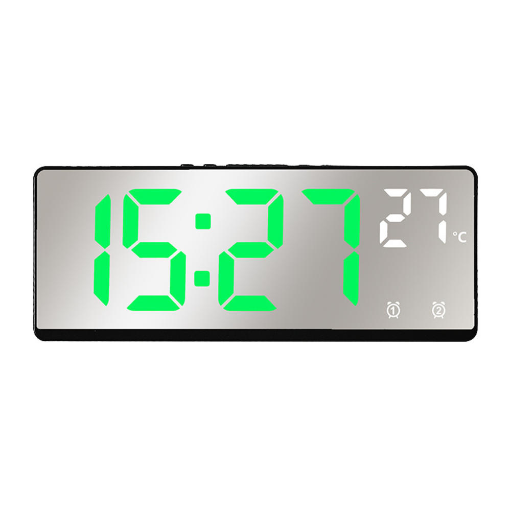 LED display Digital alarm clock Sleek design Table clock 12/24-hour ...