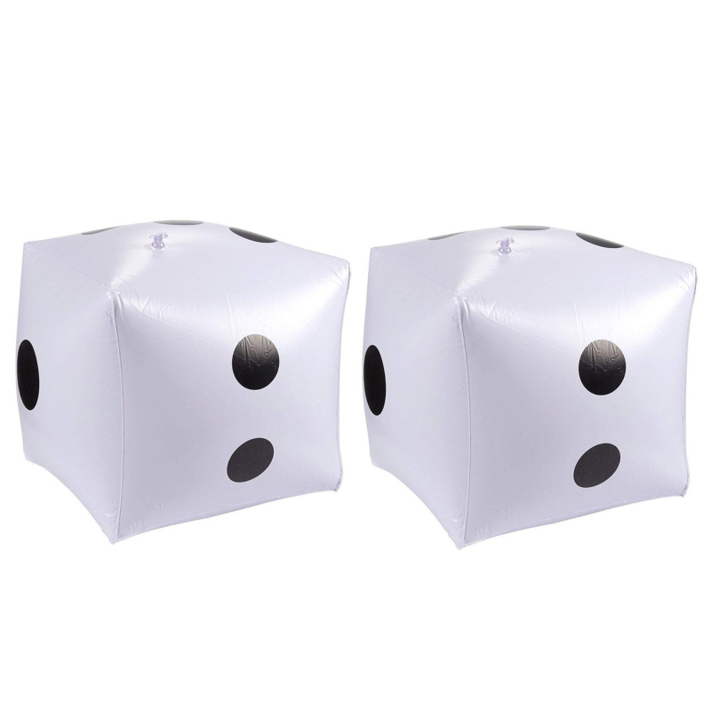 30cm Giant Inflatable Dice Beach Garden Party Group Game Tool Outdoor ...