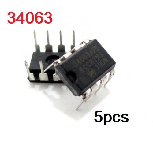 5Pcs- MC34063 MC34063 34063 Voltage Regulators Switching Regulator DC ...