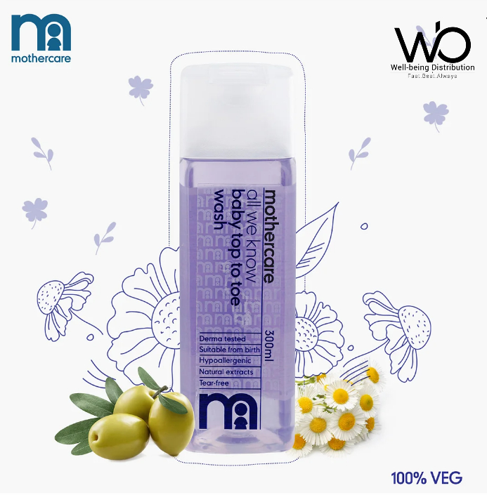 MotherCare Baby Tap to Toe Wash | 300ml | Daraz.com.bd