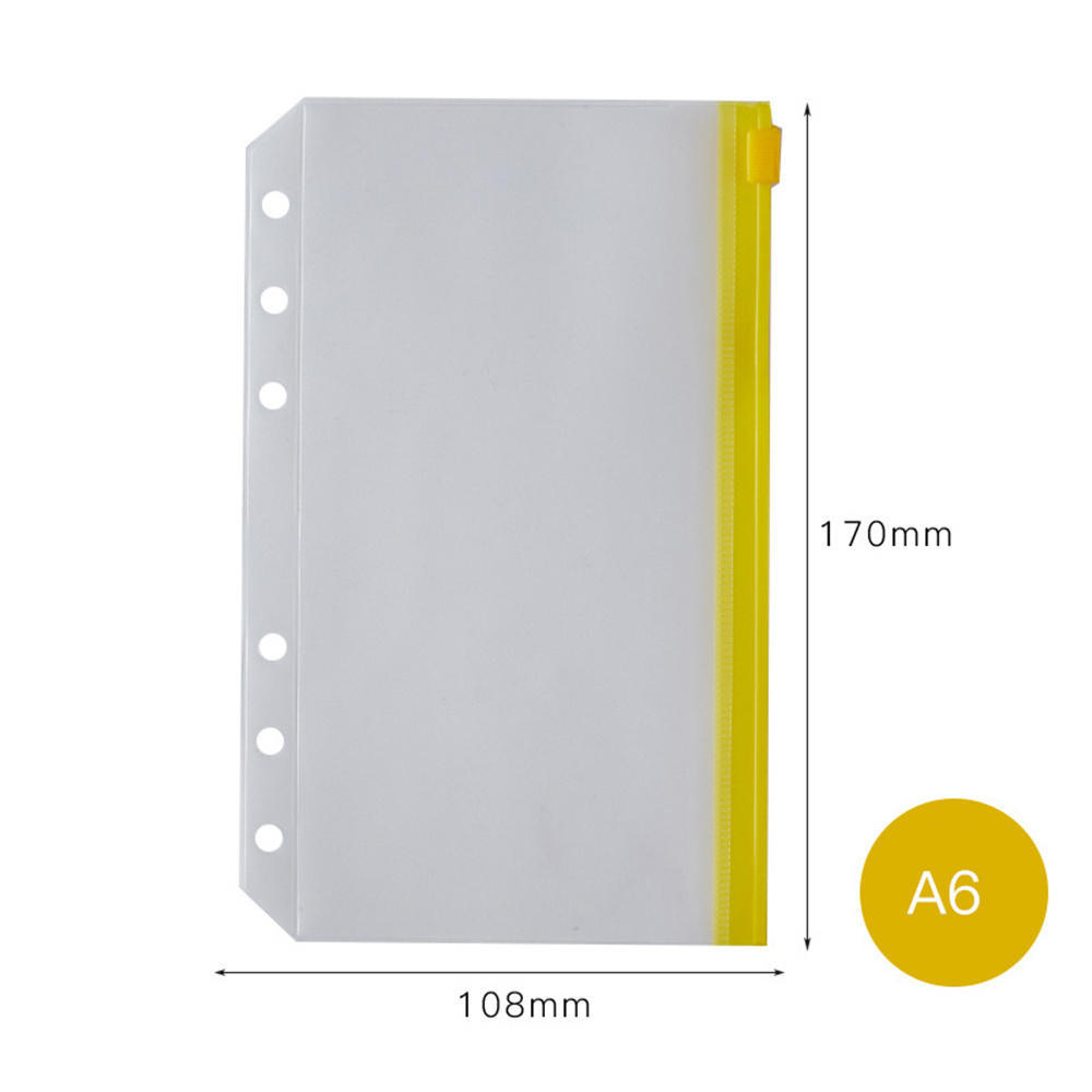 6 Ring Notebook Binder Filing Products Binder Storage Organizer PVC ...