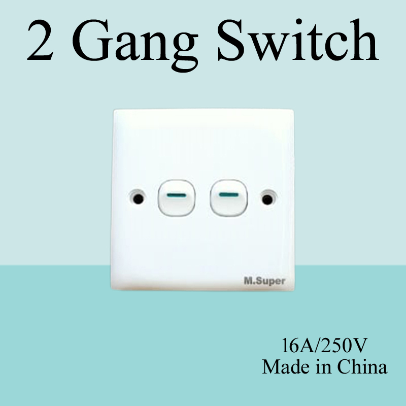Gang Switch, Multi Socket, Fan Dimmer (Regulator) Full Series All in 1 ...
