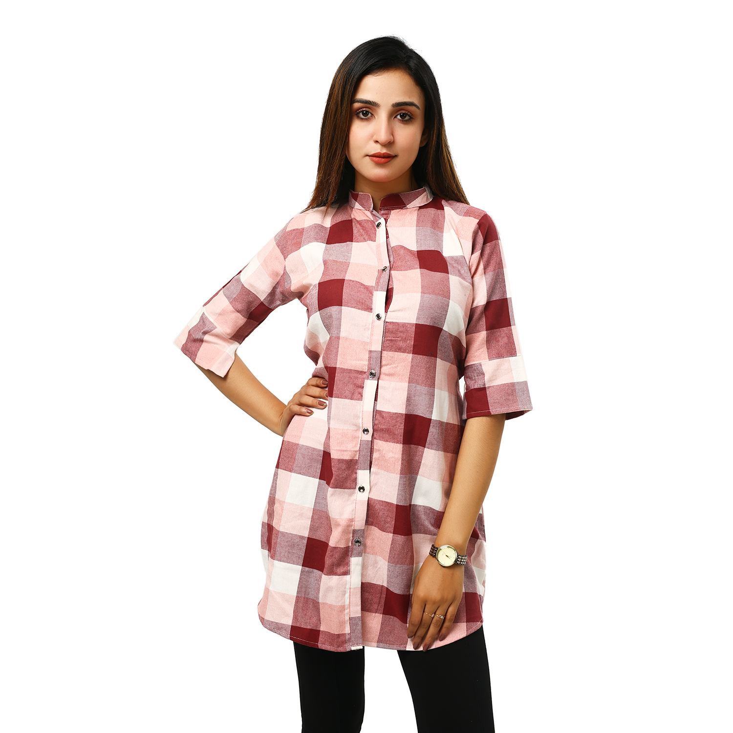 New Readymade Stylish Hot Kurtis for Girls Soft Linen One Piece - Tops ...