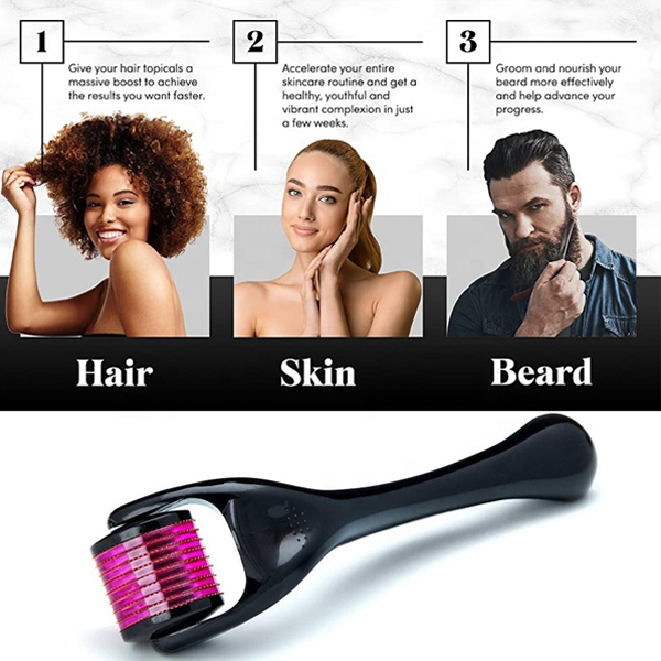 Micro Needle 540 Roller Derma Roller Dermaroller Titanium Hair Regrowth ...