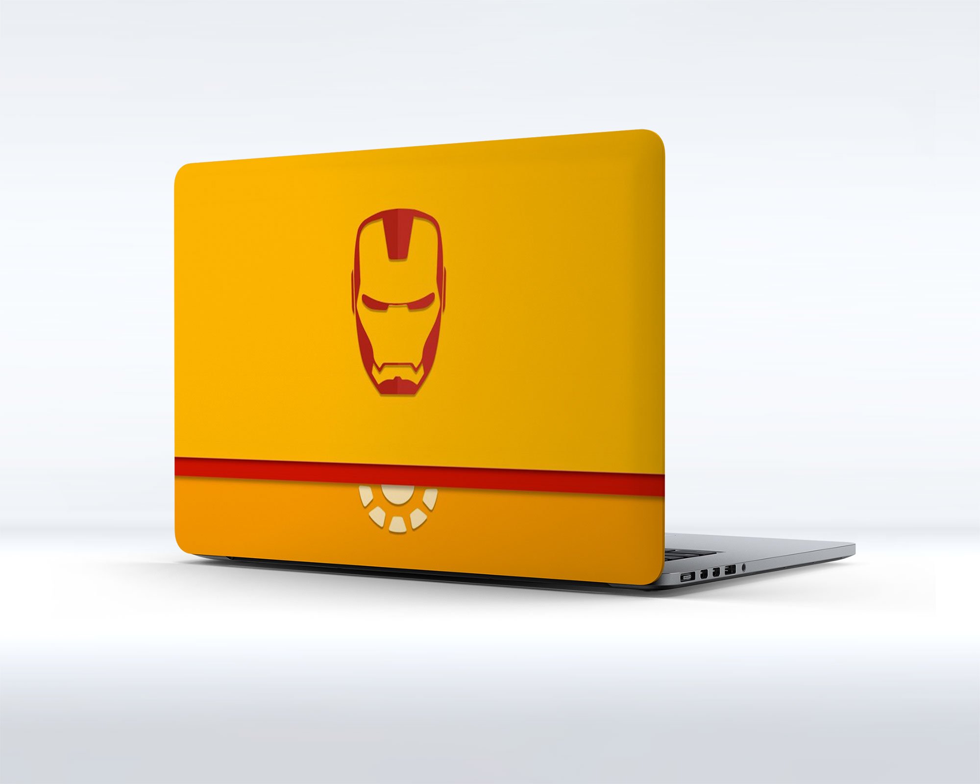 LPTP-1228 IRON Man Logo Wallpaper Laptop Sticker | Daraz.com.bd