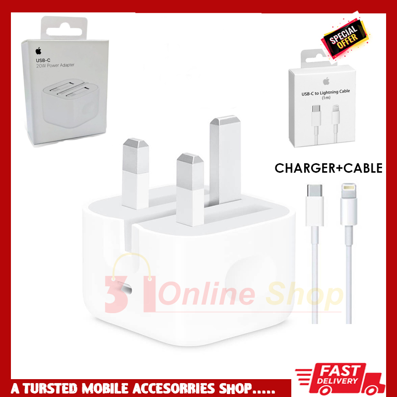 iPhone 2pin And 3pin iPhone charger 8/9/10/11/12/13/14 pro max 20w USB ...