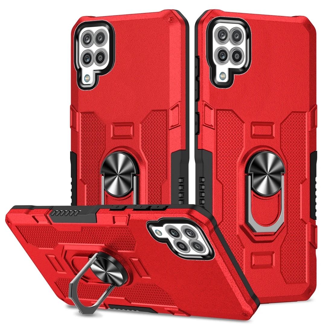 For Samsung Galaxy A12 Case F12 M12 Luxury Armor Shockproof Phone Case ...