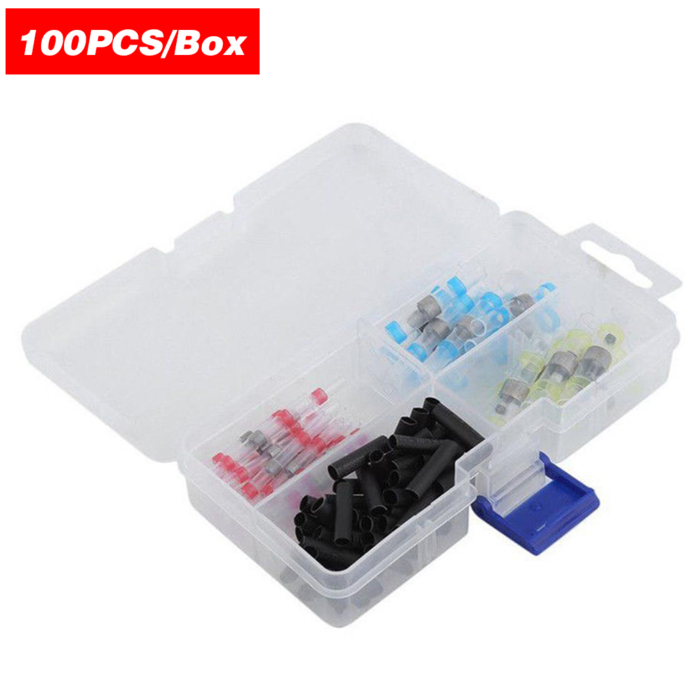KOGEEK 100PCS/Box Heat Shrink Tube Waterproof Assorted Solder Seal ...