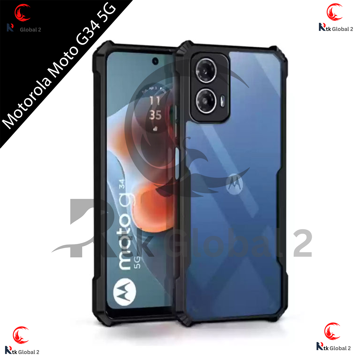 Xundd case For Motorola Moto G34 5G / Xundd Transparent Phone Cover ...
