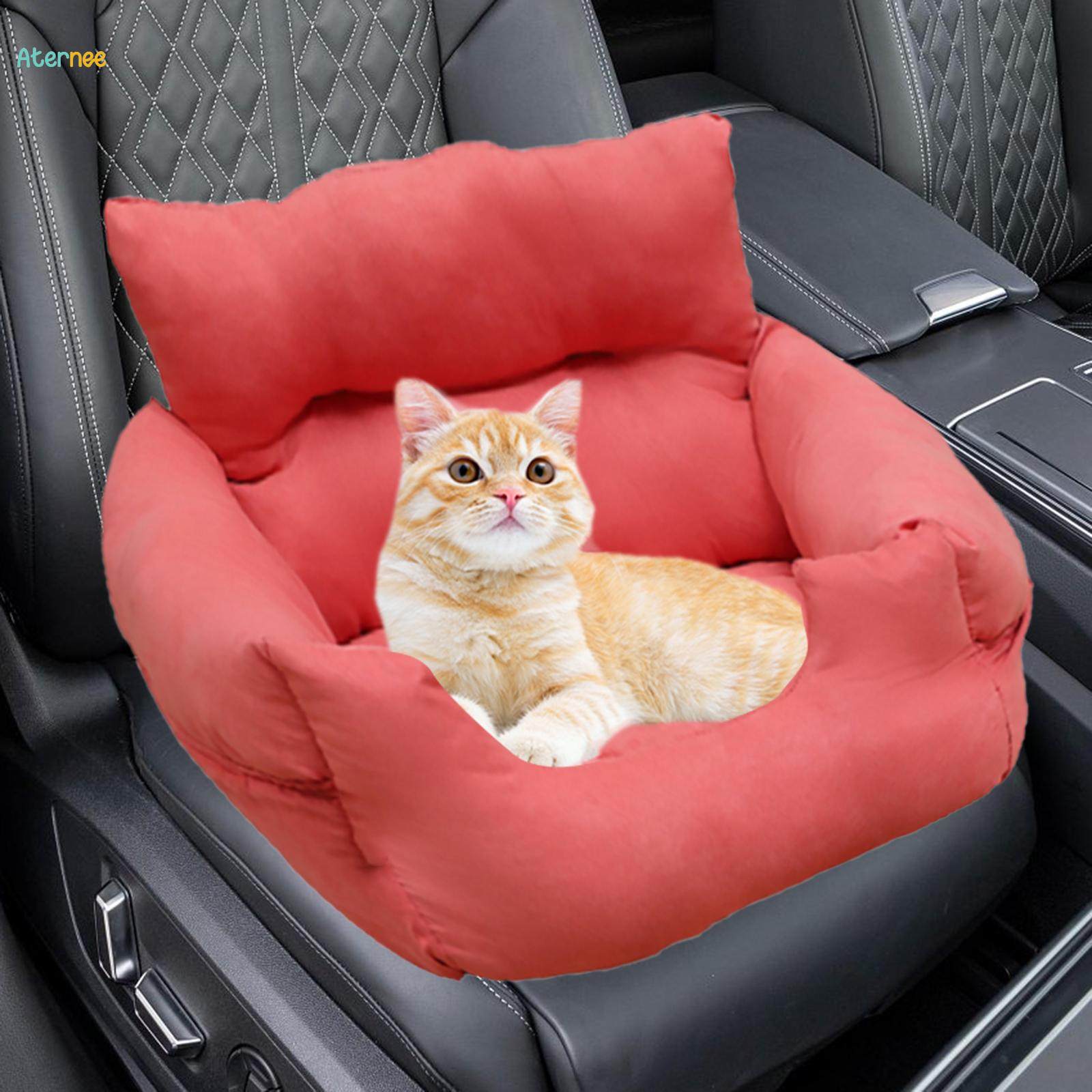 Seat Pet SUV Seat Nest Dog Car Seat for Kitty Kitten Large Cats Red ...