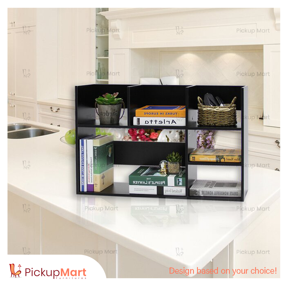 Laminated Board Book Shelf | Showpiece Rack | Living Room furniture ...