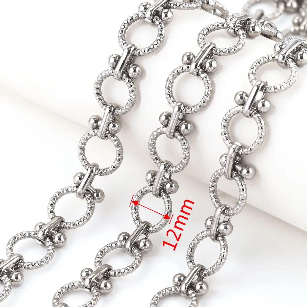 1 meter Stainless Steel Big Chains For Jewelry Making Thick Big Chain ...