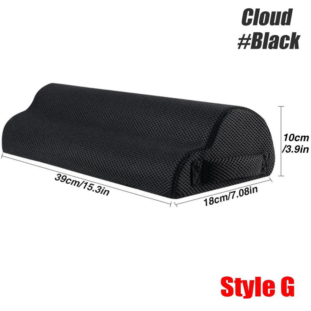 2 Heights Adjustable Foot Rest Under Desk, Soft Memory Foam Footrest ...