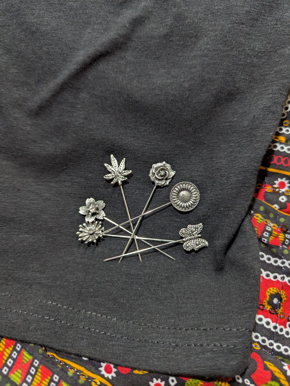 10 Pieces Metal Hijab Pin for Women - Golden & silver | Daraz.com.bd