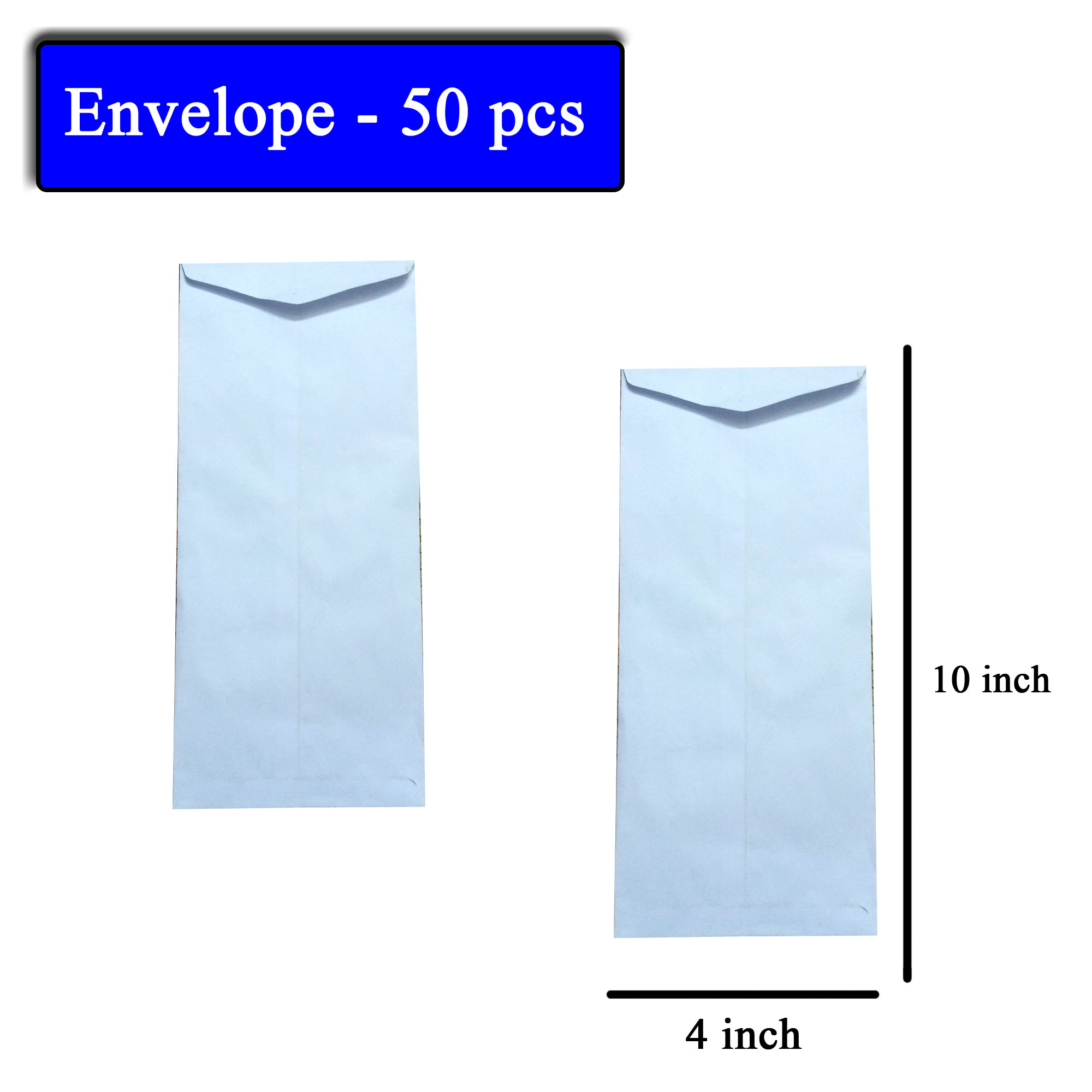 Premium Ducoment Quality Paper Envelope- Kham চিঠি খাম 10 x 4 Inches ...