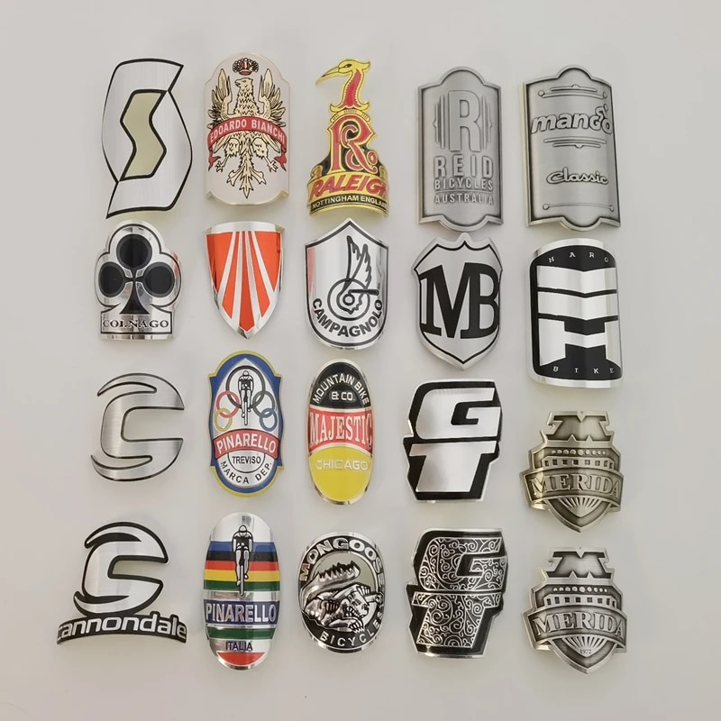 Bicycle head badge stickers store