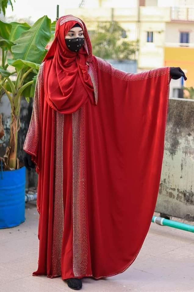 party abaya burqa dip cherry cloth | Daraz.com.bd
