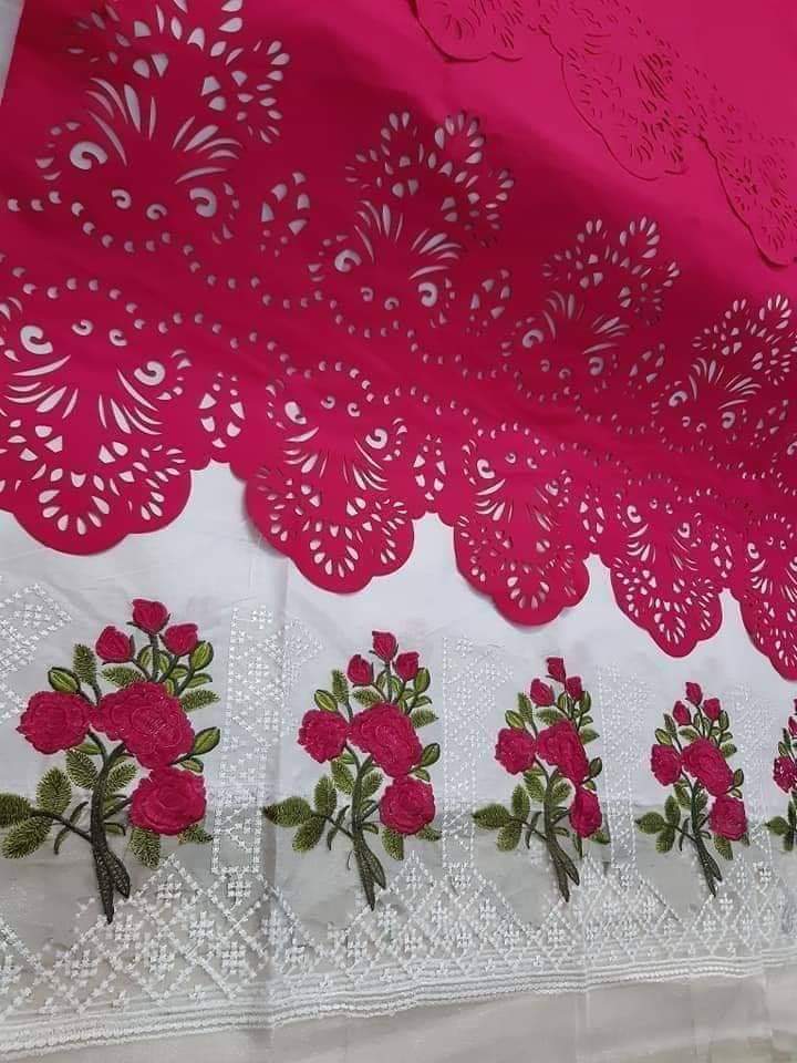 "Pakistani Laser Cut Gorgeous Unstitched 2-Piece Dress - Redefine Your ...