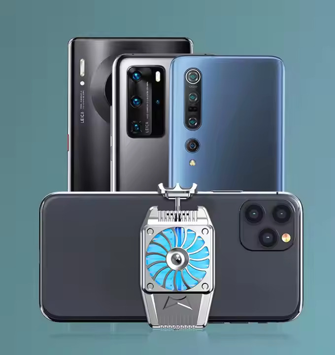 Portable Cooling Fan Mobile Phone Cooler For IPhone/Samsung/Xiaomi ...