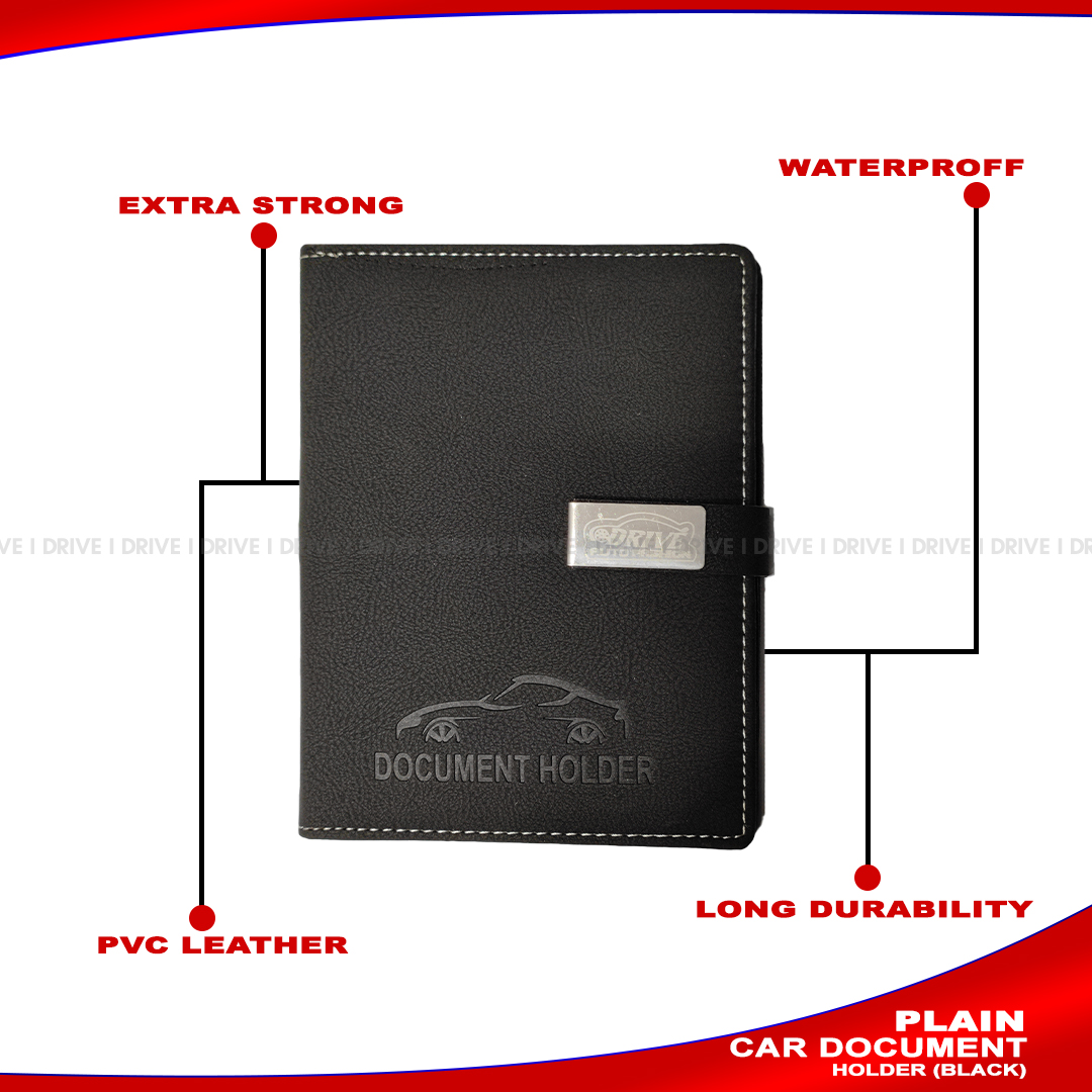 CAR DOCUMENTS HOLDER-BLACK, CAR PAPER BAG, DOCUMENT COVER, CAR ...