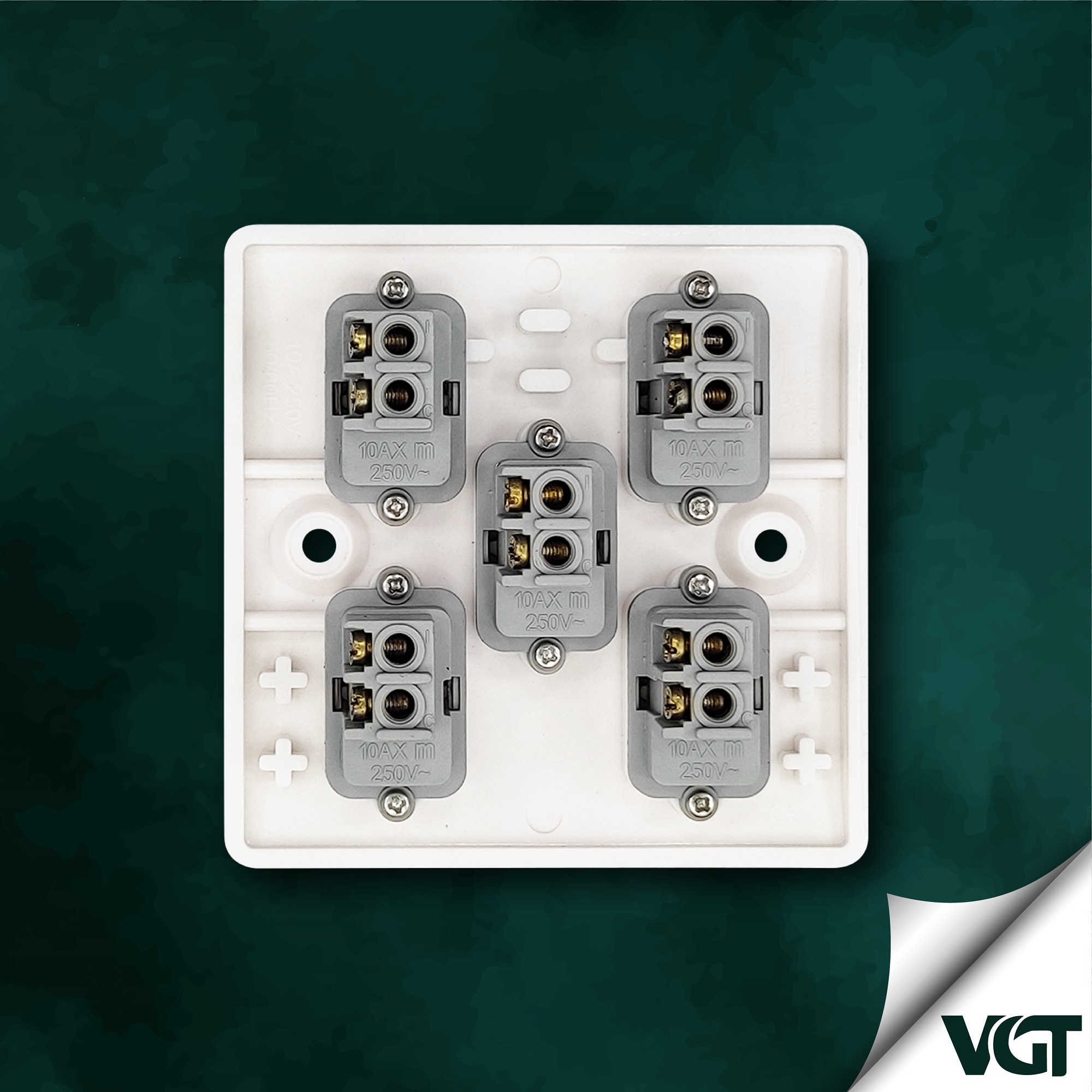 VGT - 5 Gang 1 Way Switch (Classic Series) | Daraz.com.bd