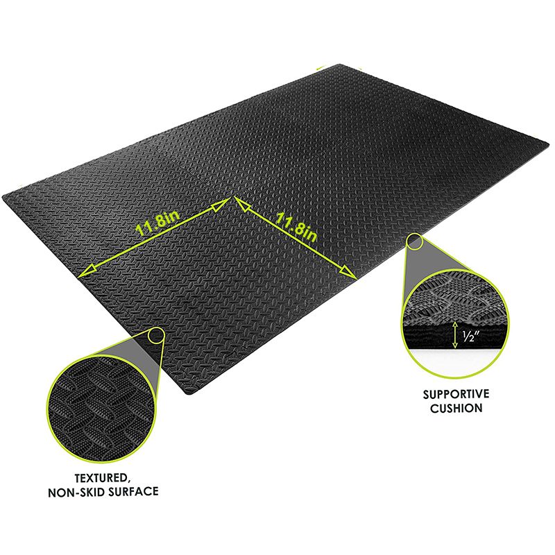 Home Gym Thicken EVA Foam Mat Play Puzzle Mats Exercise Tiles Floor ...