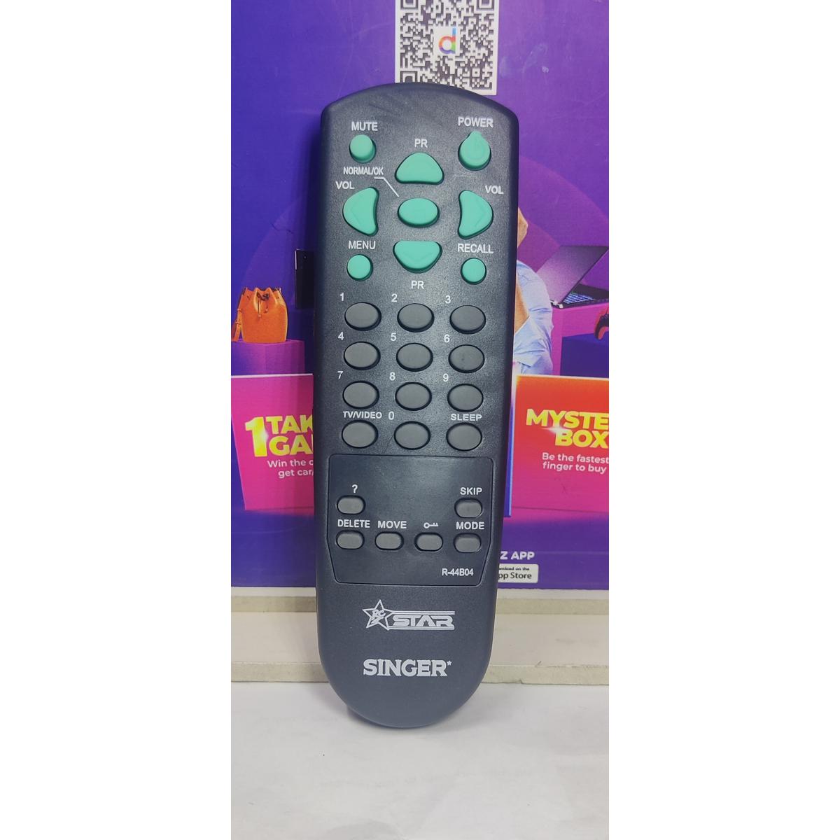 Singer 44B04 Old Box Tv Remote. | Daraz.com.bd