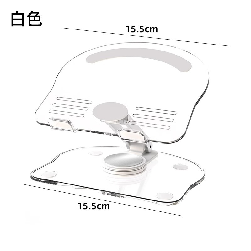 Desktop Mobile Phone Tablet Stand Computer Acrylic Transparent Student ...