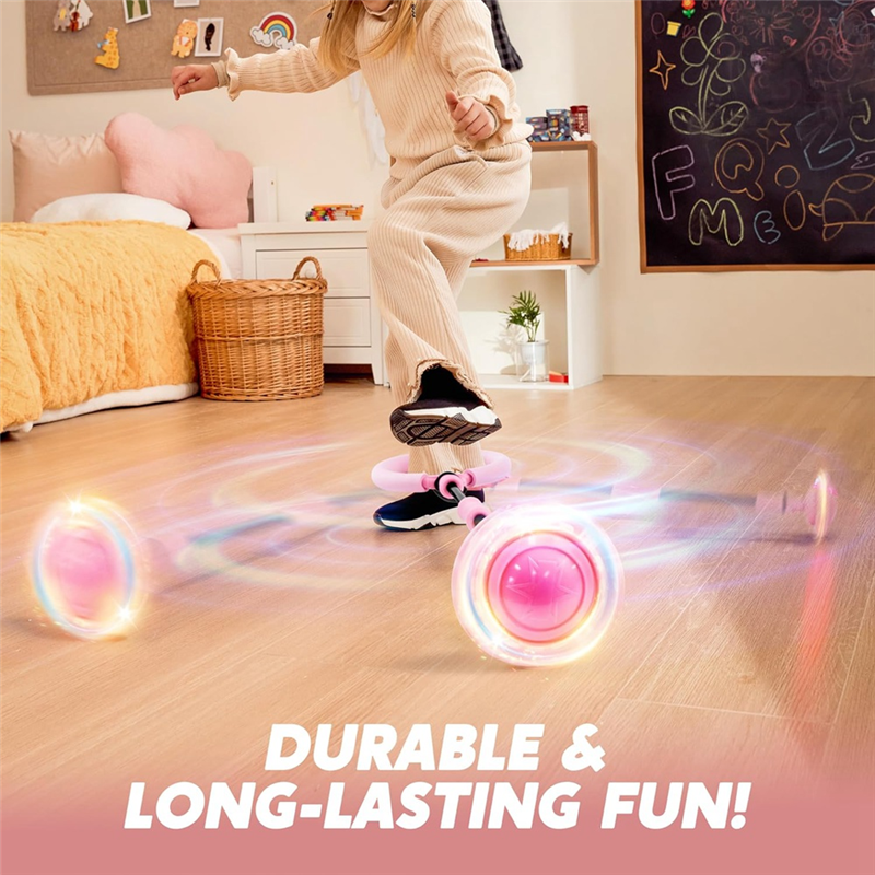 Ink Ankle Skip Ball Flashing Swing Ball with Flashing Lights, Skip It ...