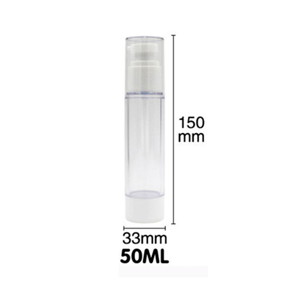 15ml 30ml 50ml 80ml 100ml Empty Serum Bottles Vacuum Pump Bottles AS Plastic Lotion Sub-Bottling ...
