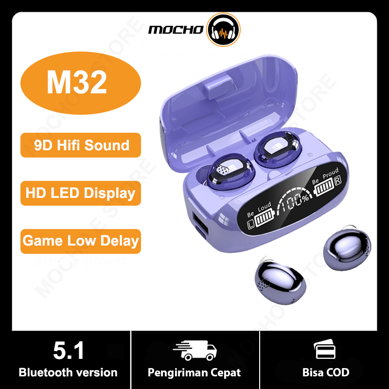 MOCHO M32 TWS Wireless Headphones Wireless Bluetooth Earphone Mini ...