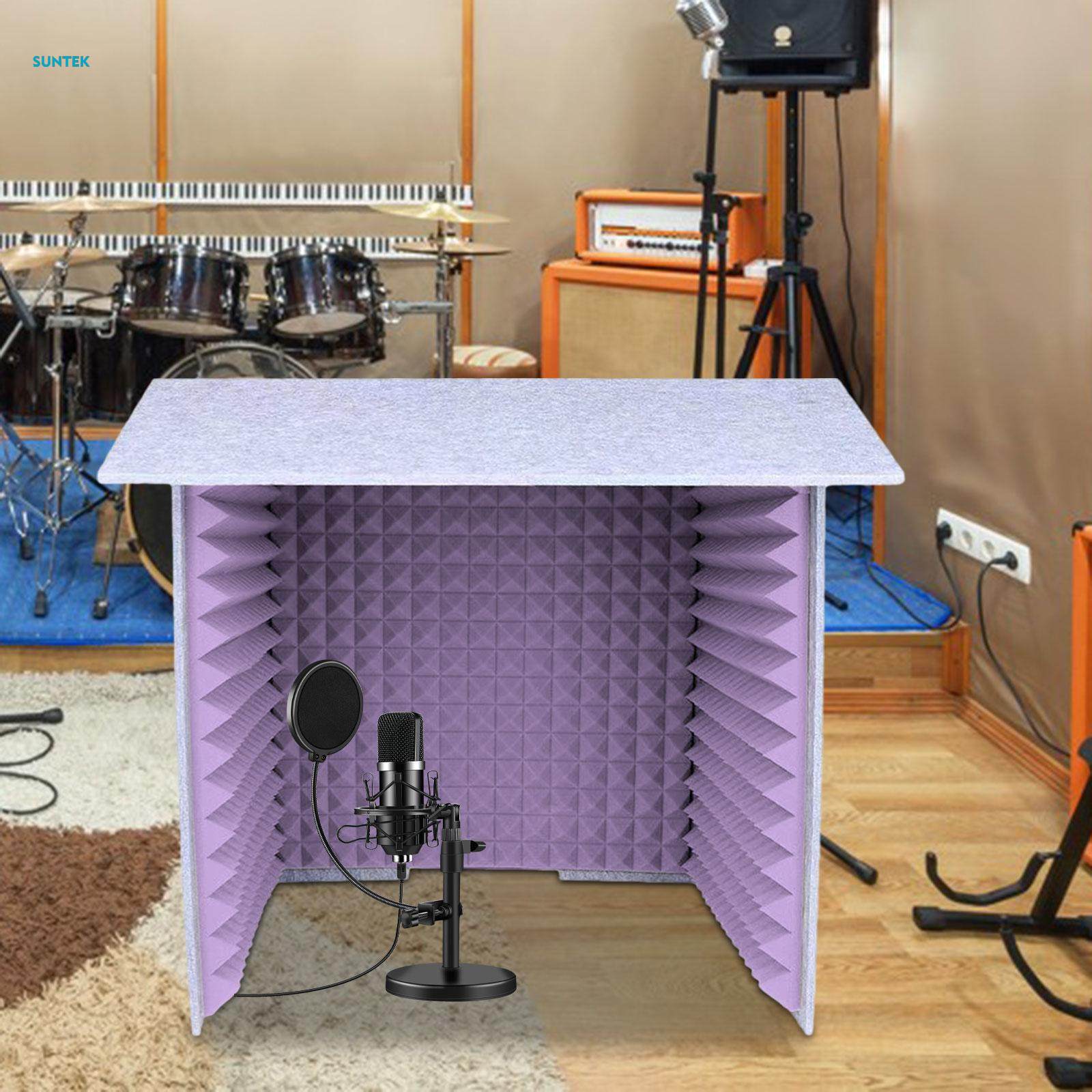 Portable Soundproof Booth Booth for Microphone Sound Recording | Daraz ...