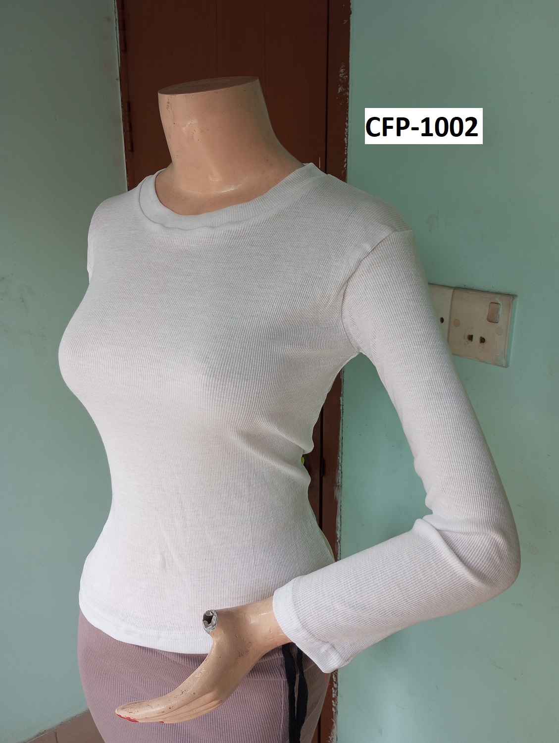 New Style Cotton Full Body Full Sleeve Crop Tops Blouse for Women
