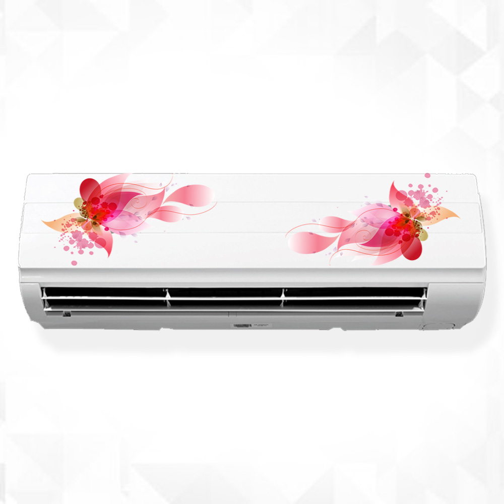 2-Piece AC Sticker Set - Split AC Wall Sticker for Air Conditioner ...