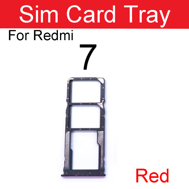 Xiaomi Redmi 7 / Redmi Y3 SIM Card Slot Tray Holder Sim Card Reader ...