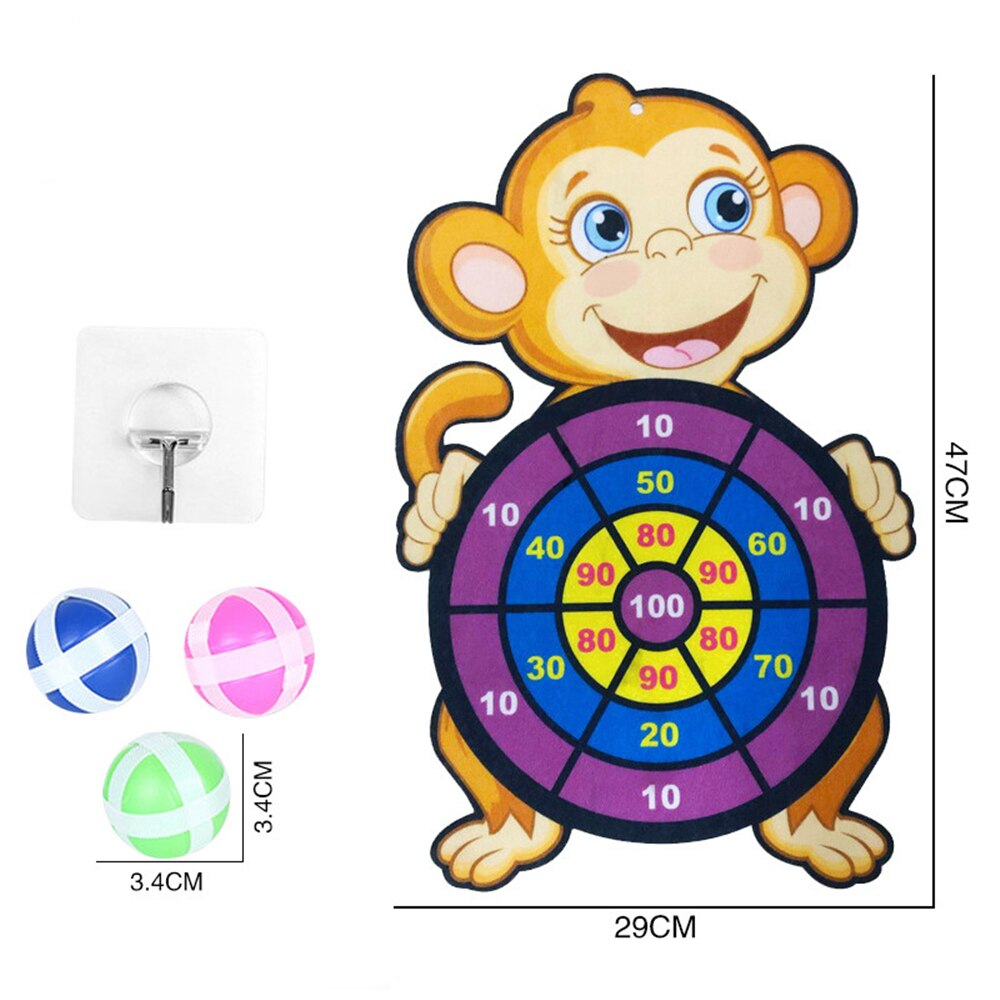 Creative Children Dart Board Target Sticky Ball Kids Educational Board ...
