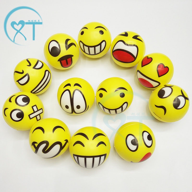 Squeeze Ball Cute Emoji Anti Stress and Stress Relief, Relax and ...