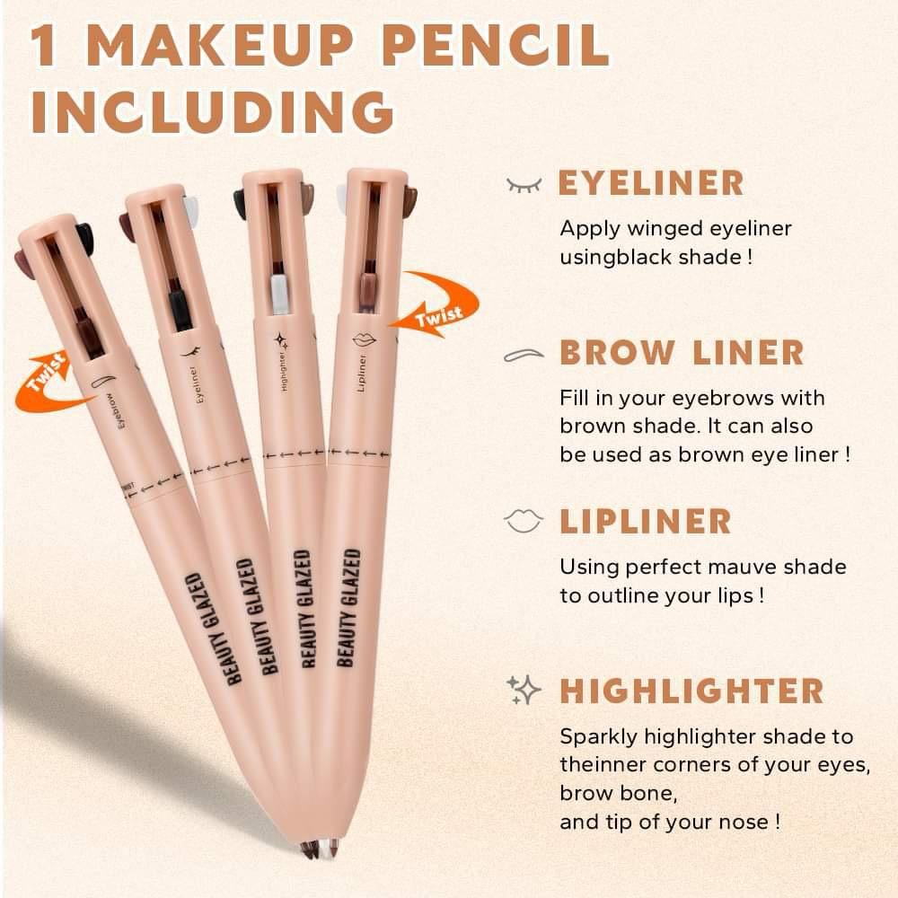 Beauty Glazed 4 In 1 Makeup Pen | Daraz.com.bd